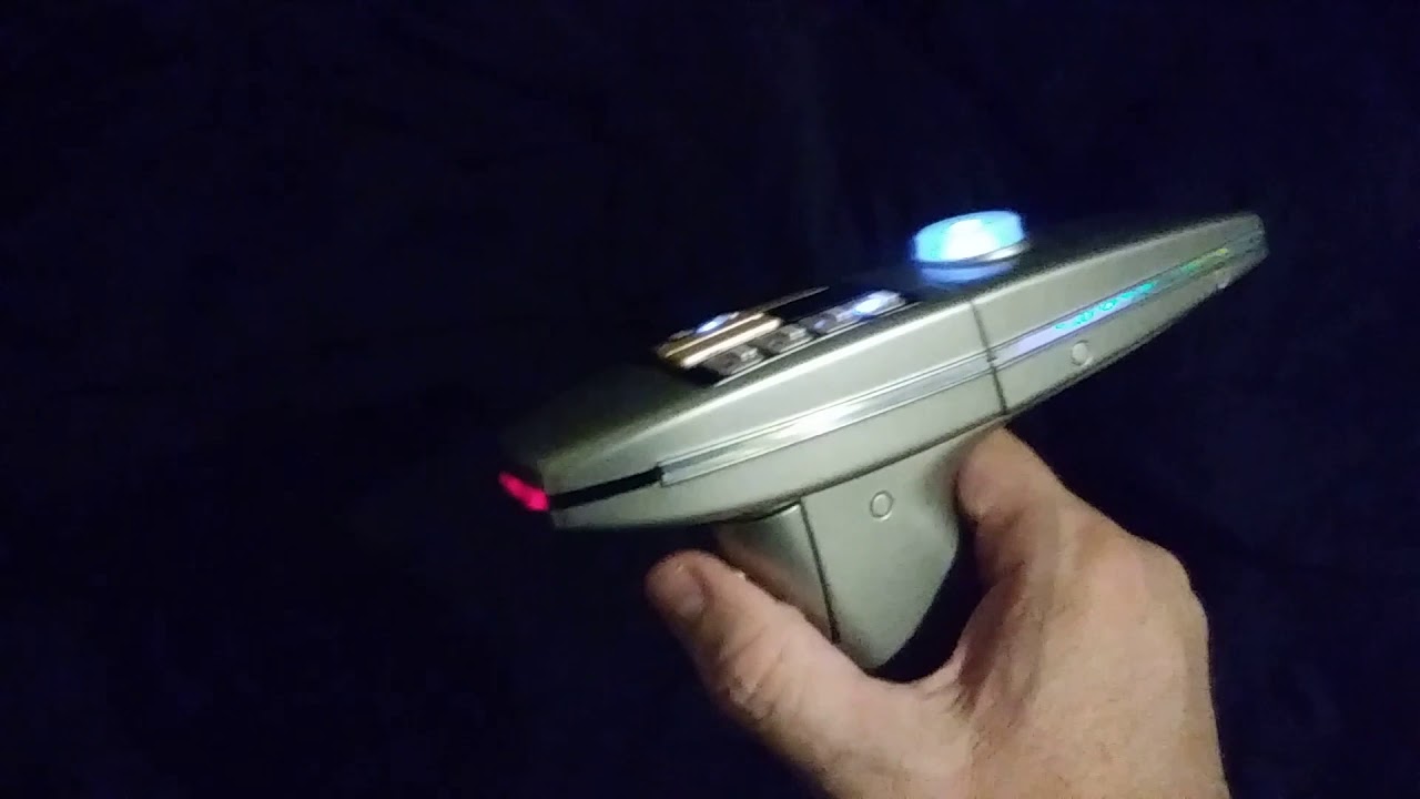 Star Trek II unbelievable movie phaser type 2 by DTS - YouTube