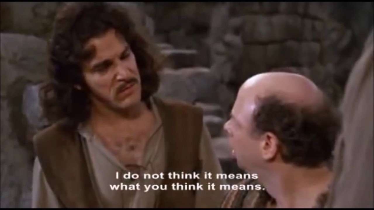 You Keep Using That Word - YouTube