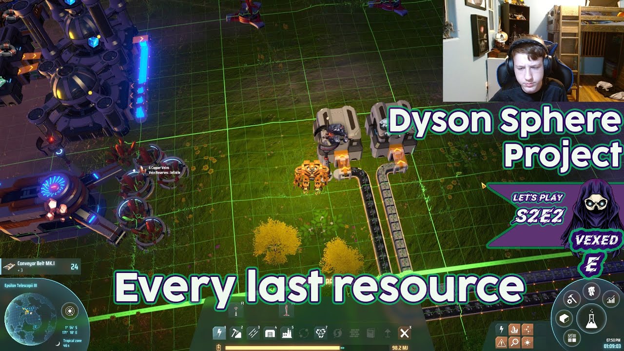 Let's squeeze this planet dry in Dyson Sphere Program! | S2E2 - YouTube