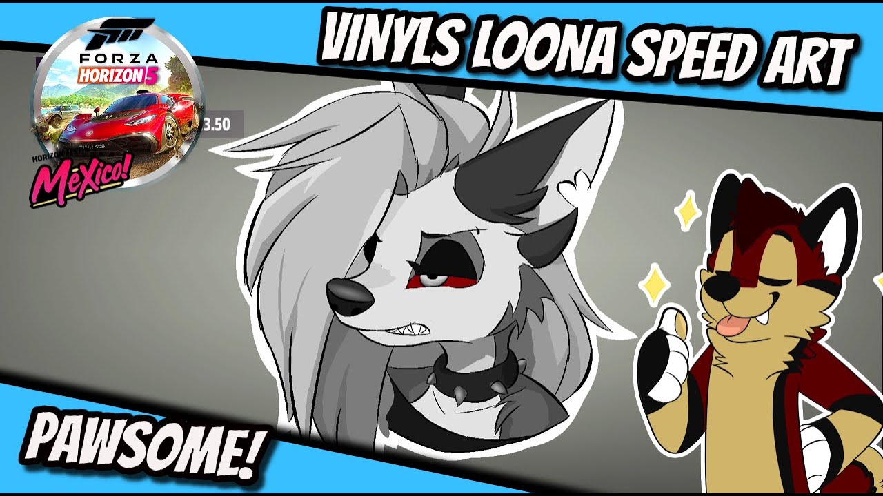 CREATING FURRY LOONA ART VINYLS - FORZA HORIZON 5 - YouTube