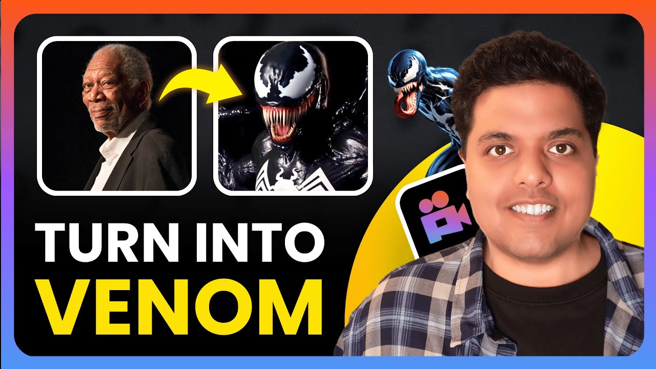 How To Turn into Venom with AI | Trending AI Venom Effect (2025) - YouTube