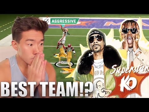 MY BEST SUPERSTAR KO TEAM! SNOOP DOGG & LIL YACHTY! Madden 20