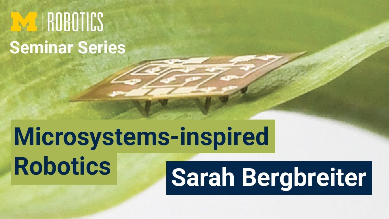 Robotics Seminar: Sarah Bergbreiter - YouTube