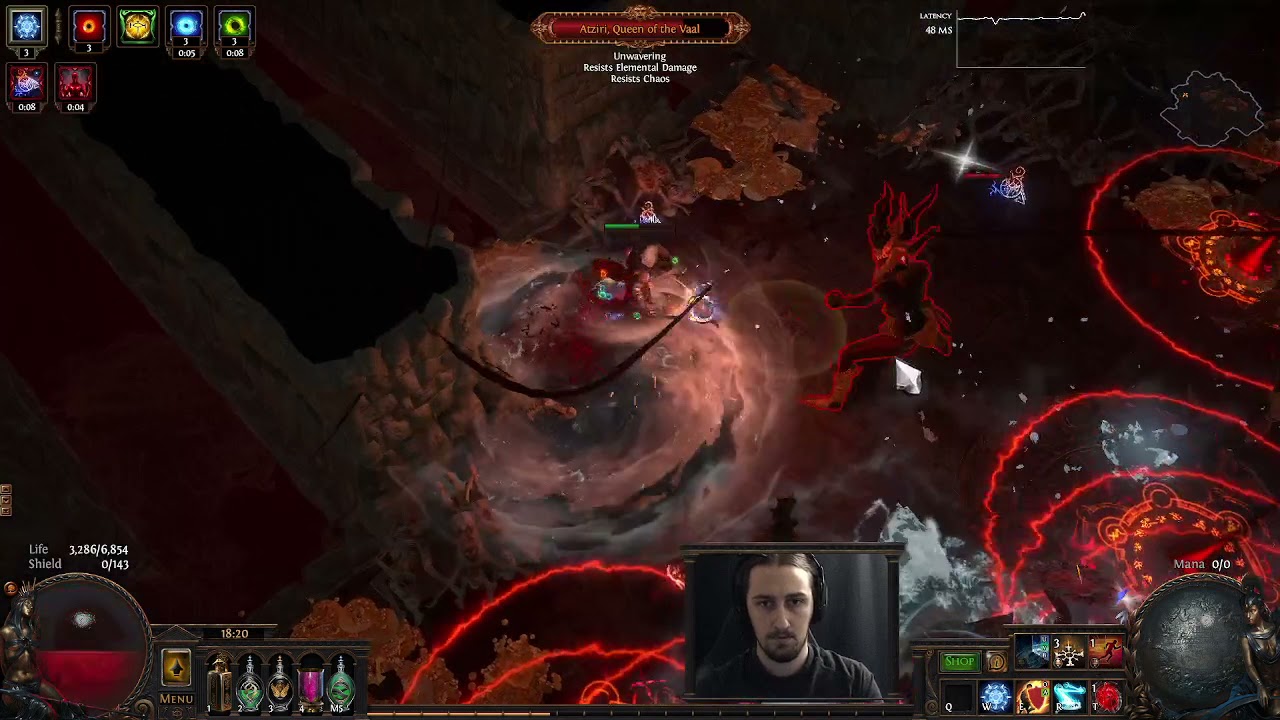 [POE CLIPS] RIP OCTAVIAN 1LINK VS UBER ATZIRI CHALLENGE | OCTAVIAN0 ...