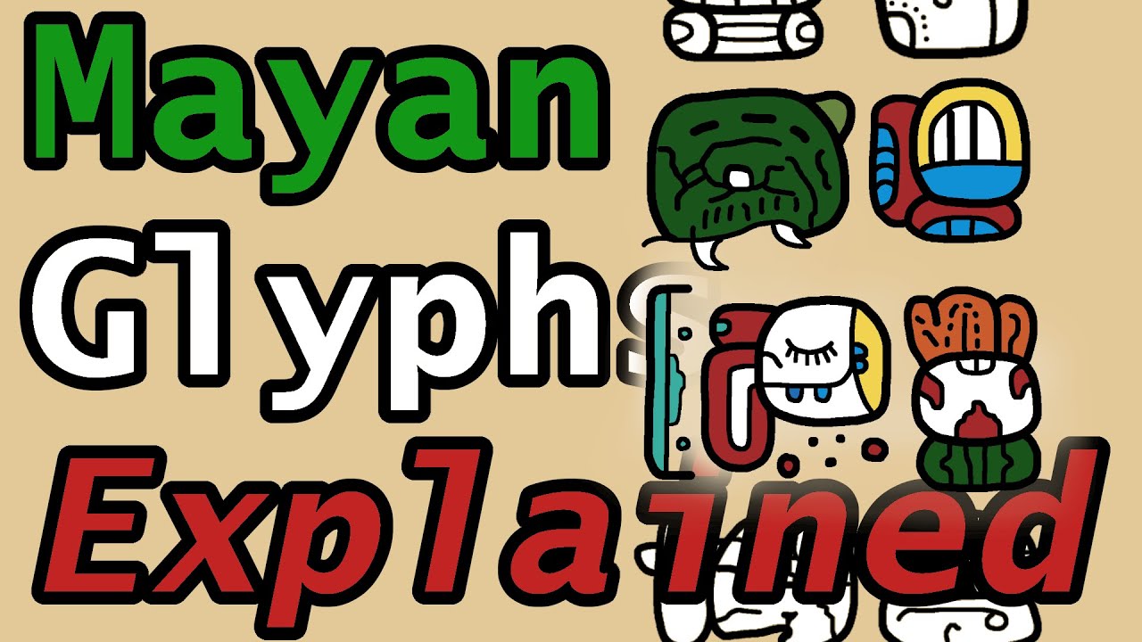 The weirdest writing system you've never heard of - Mayan Glyphs - YouTube