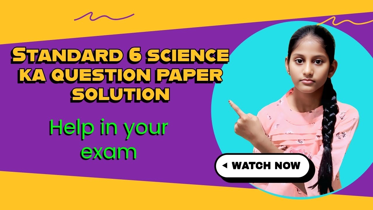 Standard 6 science ka question question paper solution#science # ...