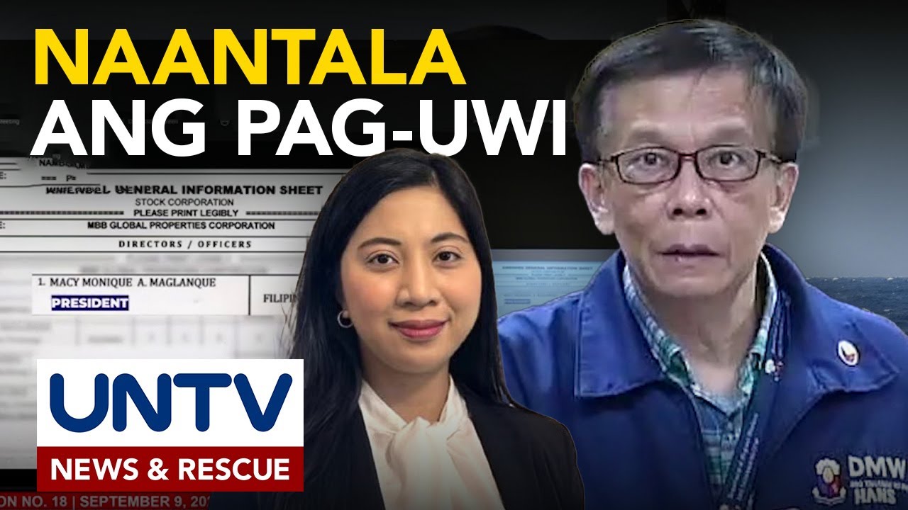 Labor Attaché Monique Maglanque, naantala ang pag-uwi dahil sa hinain ...