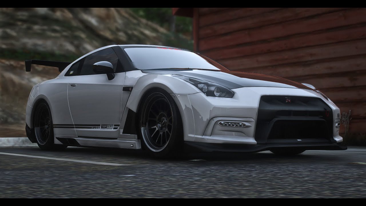 Nissan GTR R35 - FiveM Cinematic - YouTube