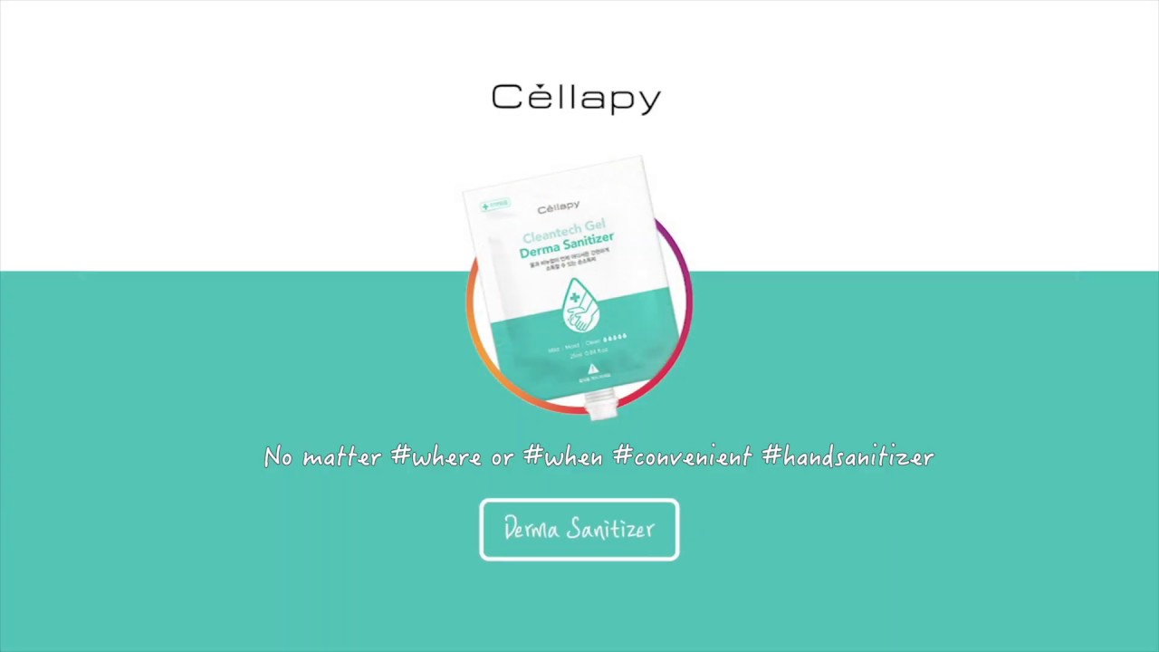 [Cellapy] Derma Sanitizer - No Matter When or Where - YouTube