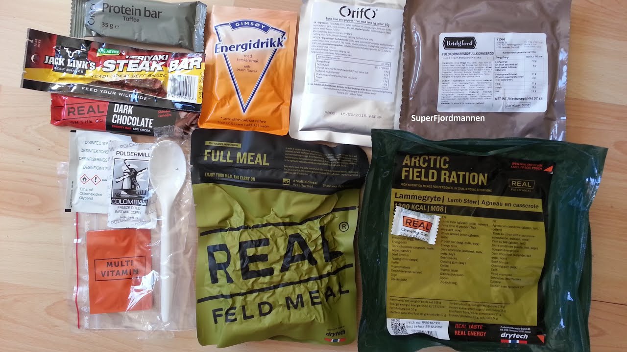 Norwegian MRE Arctic Field Ration Menu 08: Lamb Stew - YouTube