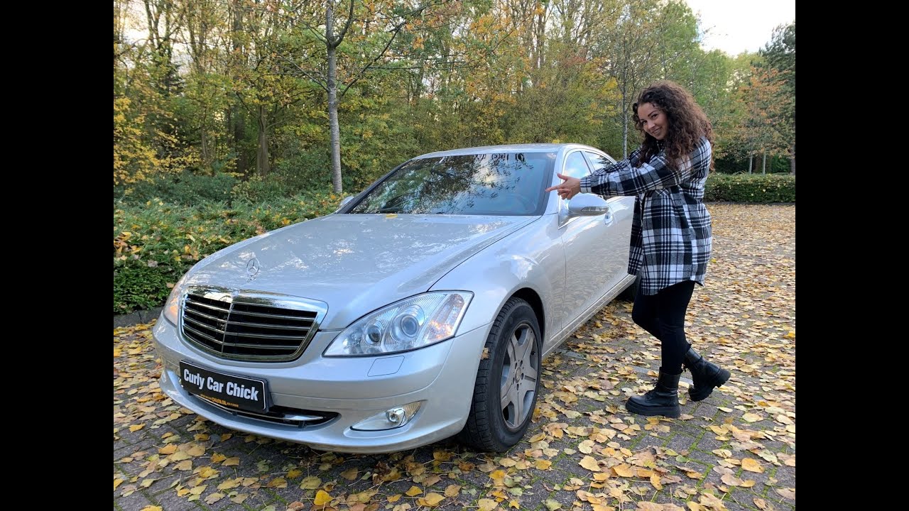 Curly Car Chick in de Mercedes S600 Guard! - YouTube