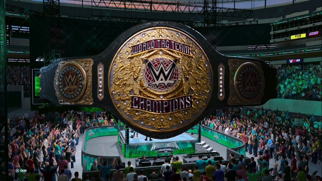 NEW WWE WORLD TAG TEAM CHAMPIONSHIP APPROVED DESIGN BY DWAYNE JOHNSON ...