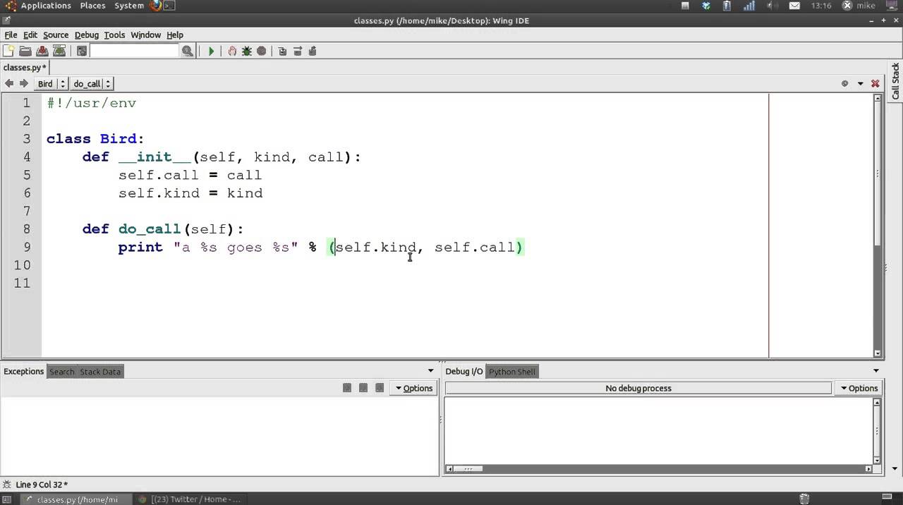 Basic Python Tutorial Classes Youtube 3533
