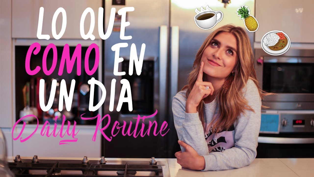 Lo que como en un día 🥕 / Daily Routine - Laura Tobon - YouTube