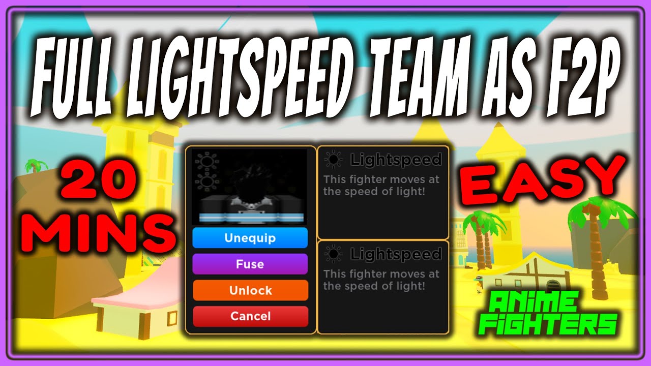 How To GET FULL LIGHTSPEED TEAM As F2P IN 20 MINUTES !!HURRY UP BEFORE ...