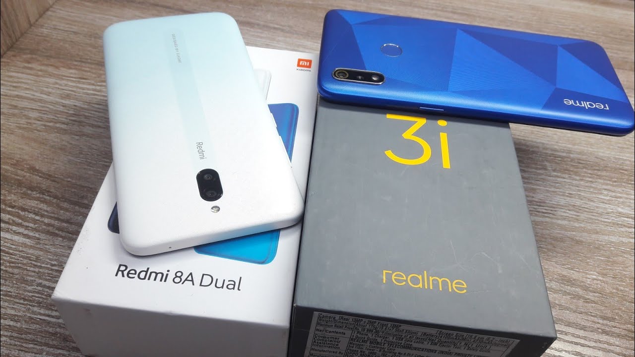 Redmi 8a Dual White Edition vs Realme 3i - Which Should You Buy ? - YouTube