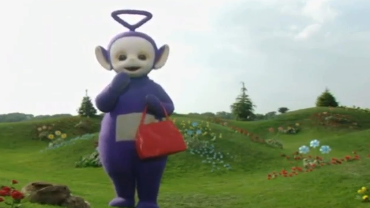 Tinky Winky Says “Uh-Oh” And Falls Over - YouTube