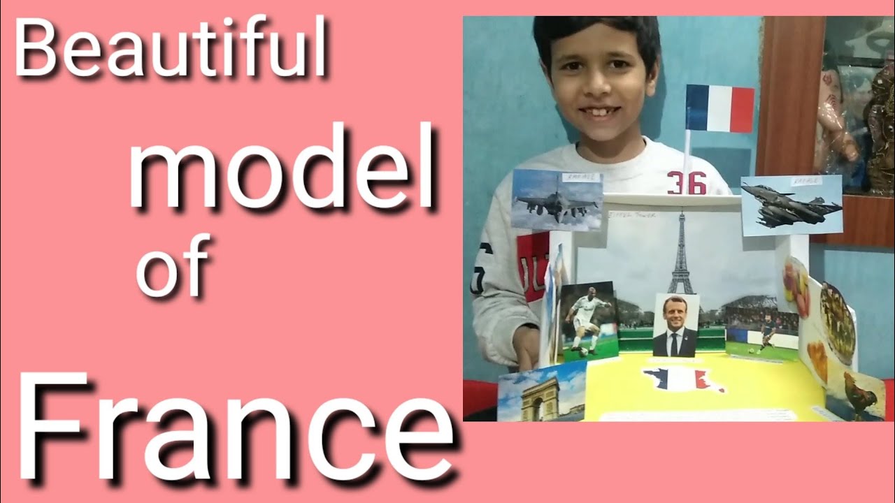 model of France#how to make a country model#school project - YouTube