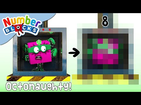 NUMBERBLOCKS | Eight Gets a New Shape! (OCTONAUGHTY) | Shape Shifting ...