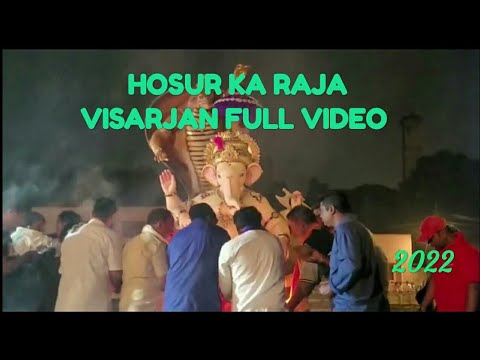 HUBLI Hosur Ka Raja | Full video of Hosur ganapati visarjan | Hosur ...