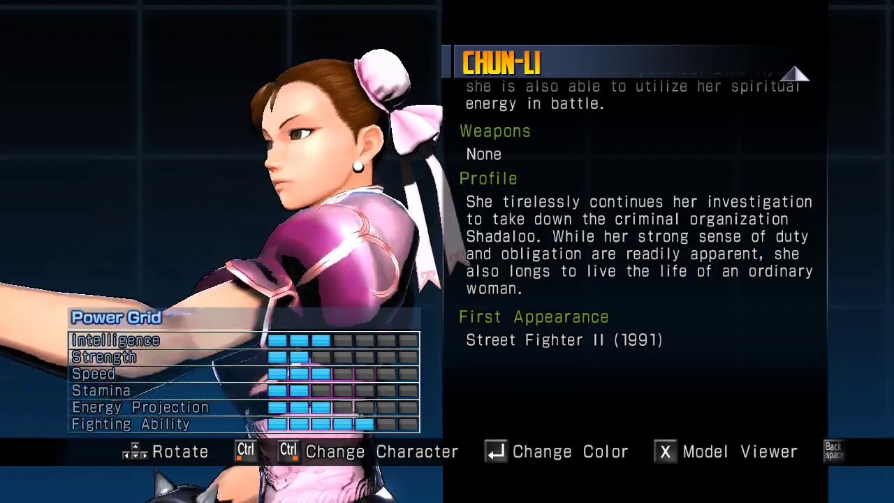 Ultimate MARVEL VS CAPCOM 3 : All Avatars Of CHUN-LI - YouTube