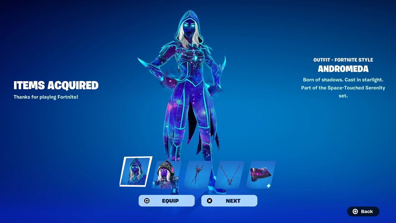 How To Get Andromeda Skin Bundle FREE In Fortnite (Unlocked LEGO ...