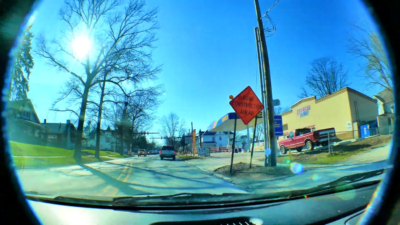 Highway 42 in Mooresville Indiana using fish eye #4KCC - YouTube