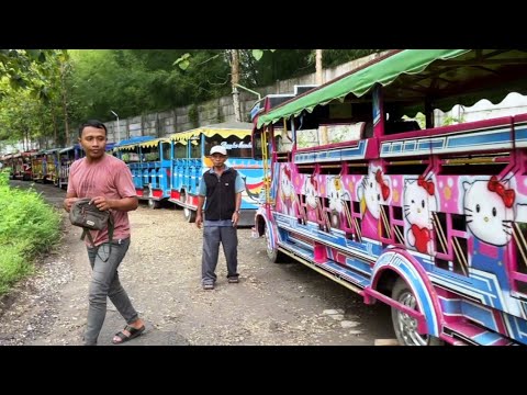 Situasi Parkiran Atas Pasar Jadoel Tawun Ngawi Minggu Legi Terakhir Jelang Puasa Ramadhan