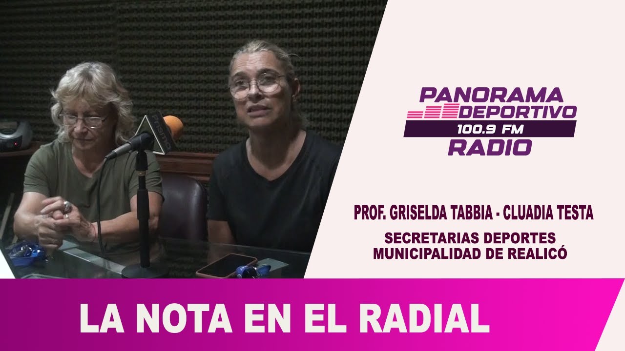PANORAMA DEPORTIVO TV 2024 – PROF. GRISELDA TABBIA Y CLAUDIA TESTA SEC ...