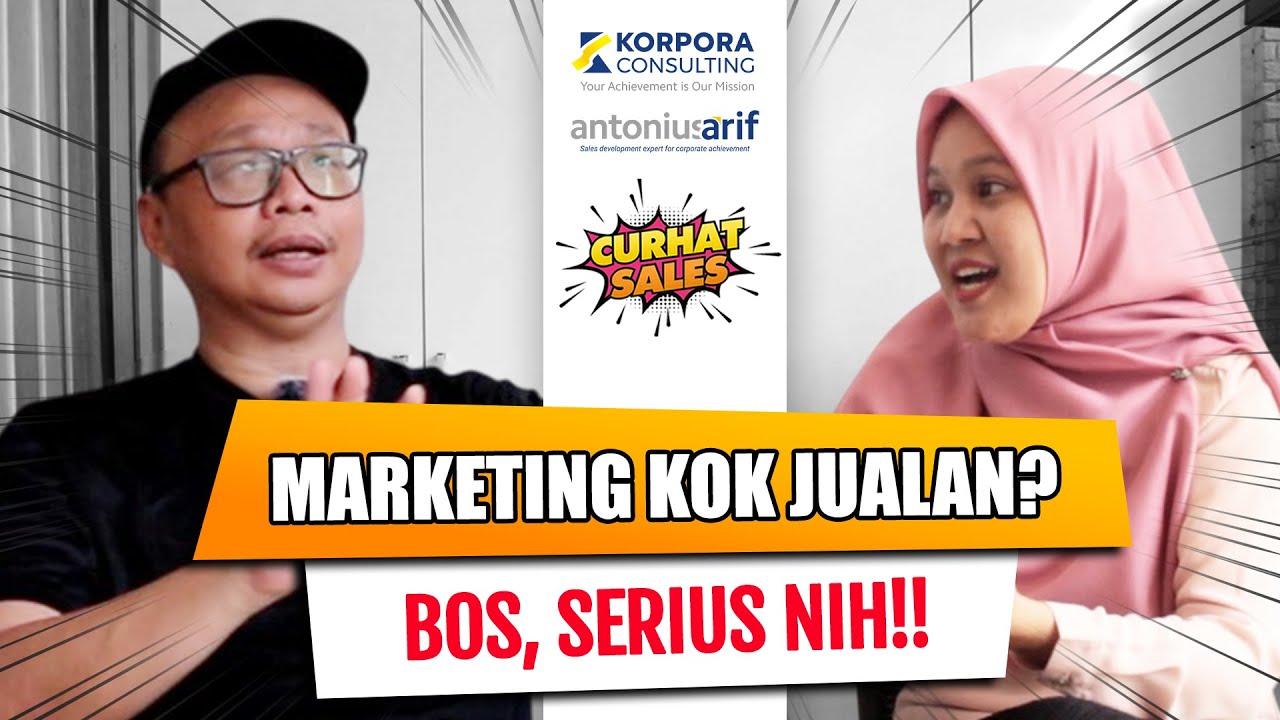 KERJA MARKETING KOK JADI SALES⁉️ BOS KAMU GINI JUGA - Coach Antonius Arif - YouTube