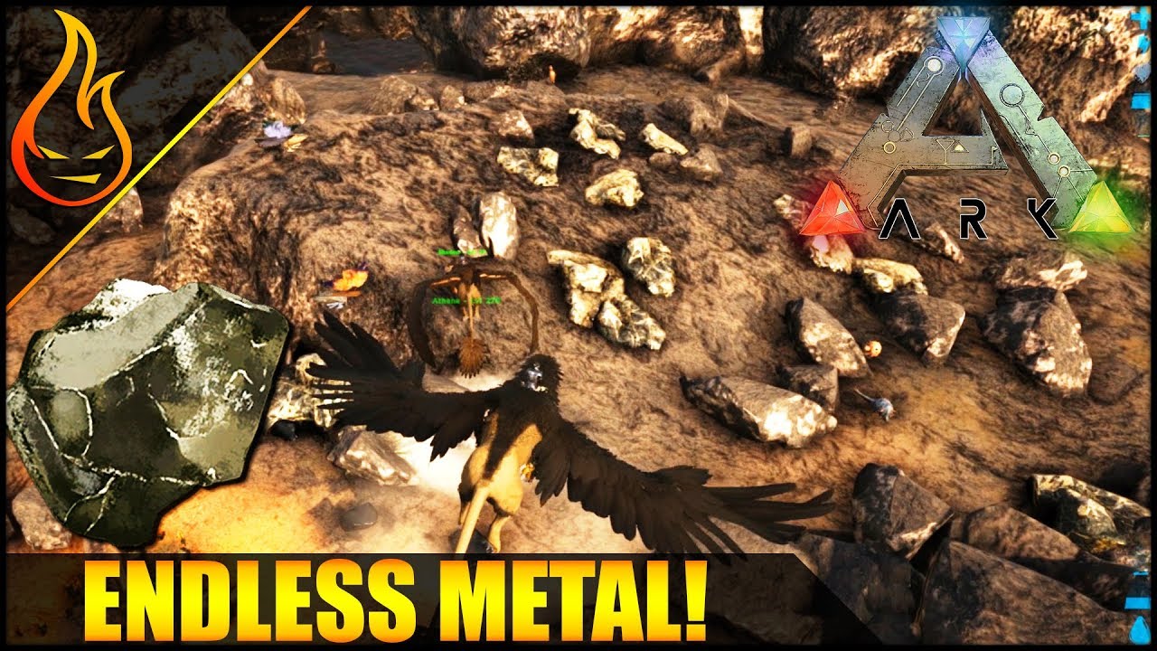 Endless Metal Location and Exploring The New Biome Ark Survival Evolved ...