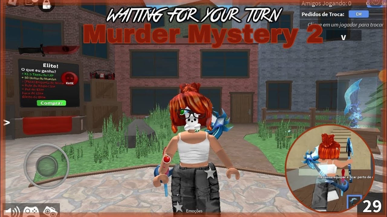 JOGANDO MM2 COM SKIN DIFERENTE😲(Roblox) - YouTube