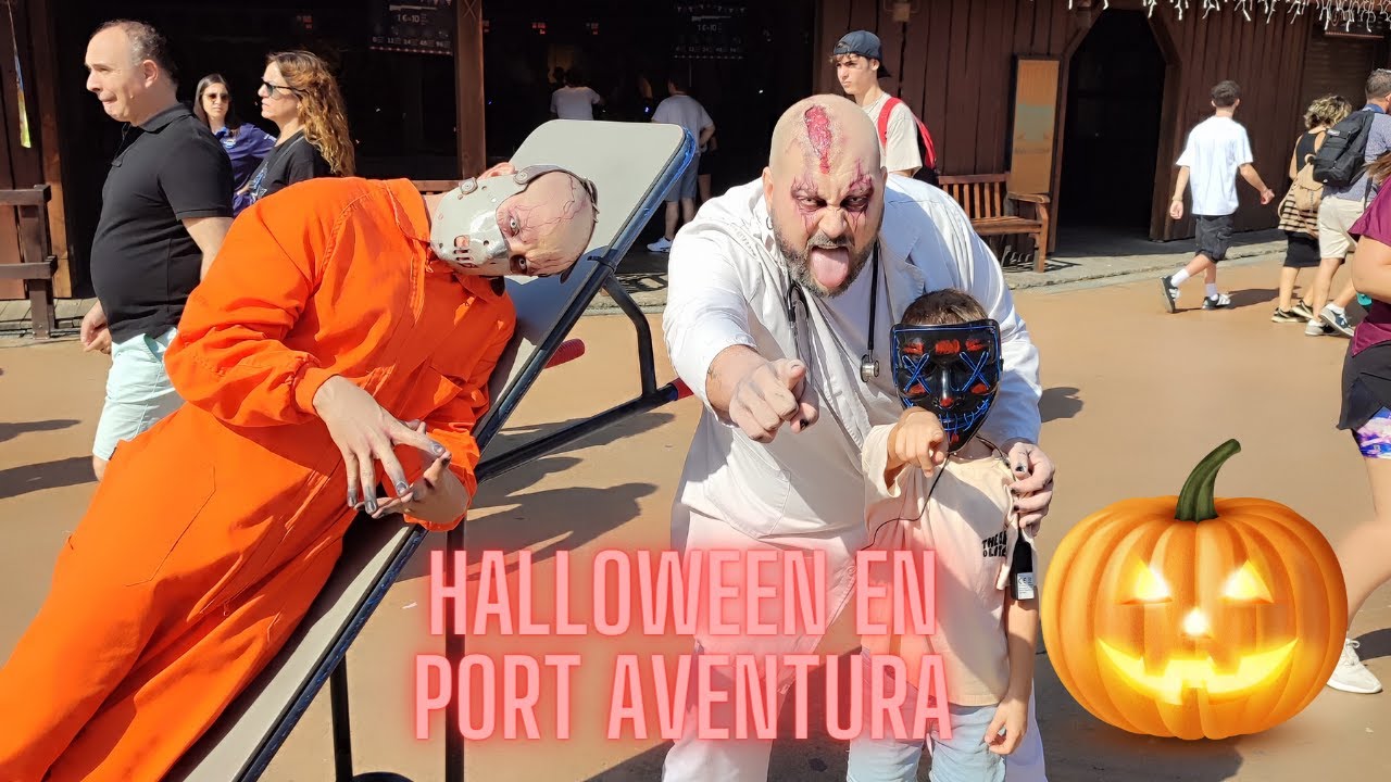 Halloween en Port Aventura - YouTube