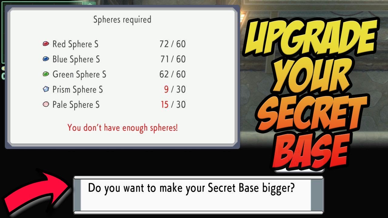 How to UPGRADE your SECRET BASE In Pokemon Brilliant Diamond & Shining ...