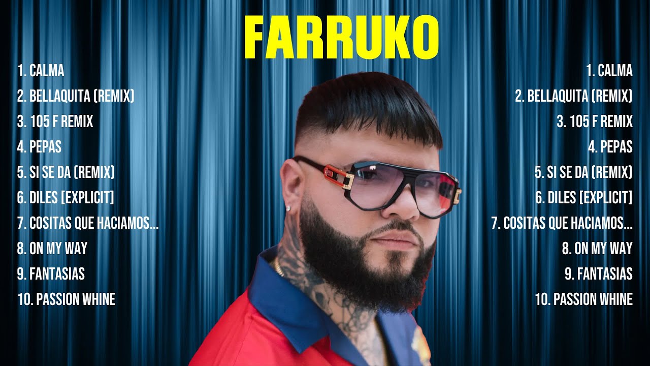 Las mejores canciones del álbum completo de Farruko 2024 - YouTube