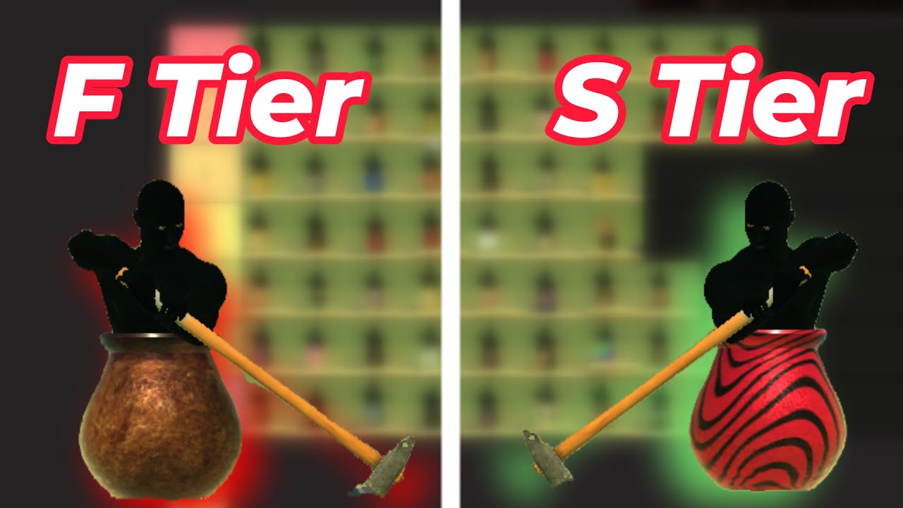 I Ranked Every Custom Pot In Getting Over it - YouTube