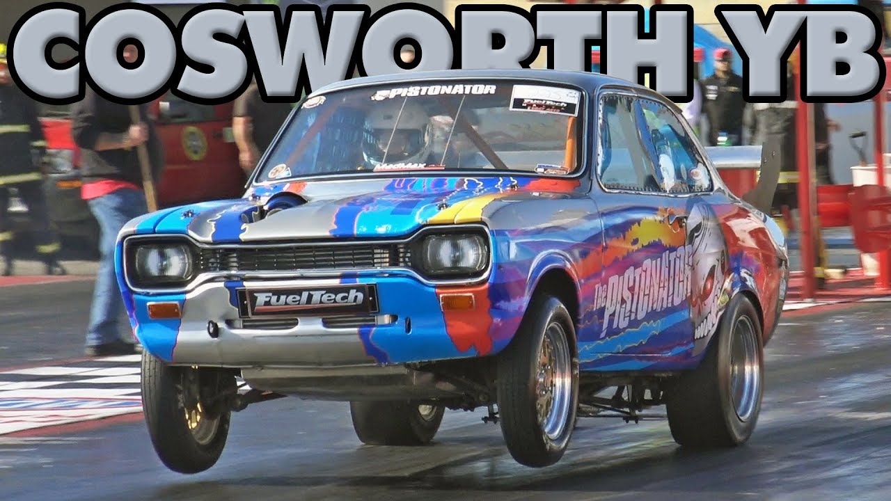Cosworth YB Mk1 Escort 'The Pistonator' at Hal Far Raceway - YouTube