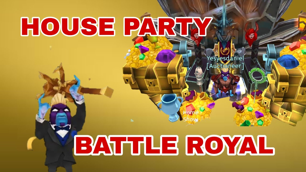 Arcane legends: party house + the battle royal - YouTube