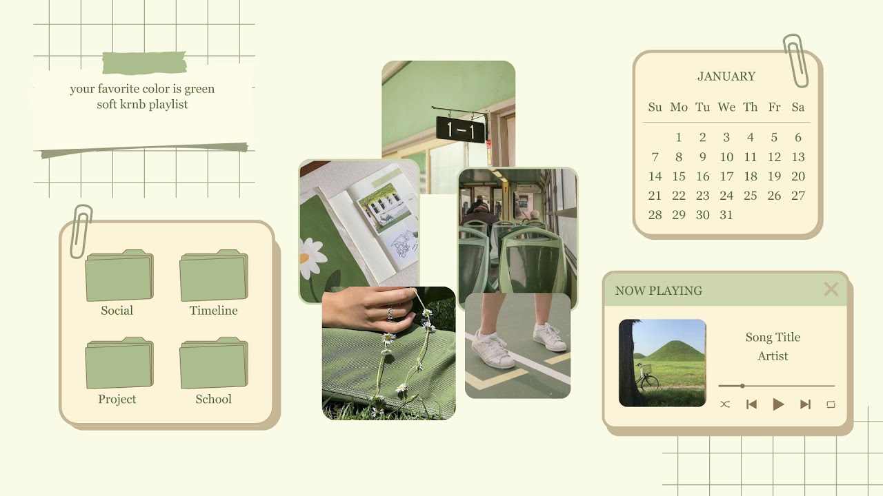 your favorite color is green - soft krnb playlist - YouTube