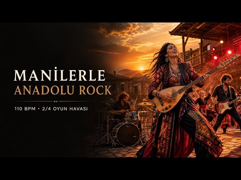 Manilerle Anadolu Rock Oyun Havası | Kadın Vokal – 110 BPM