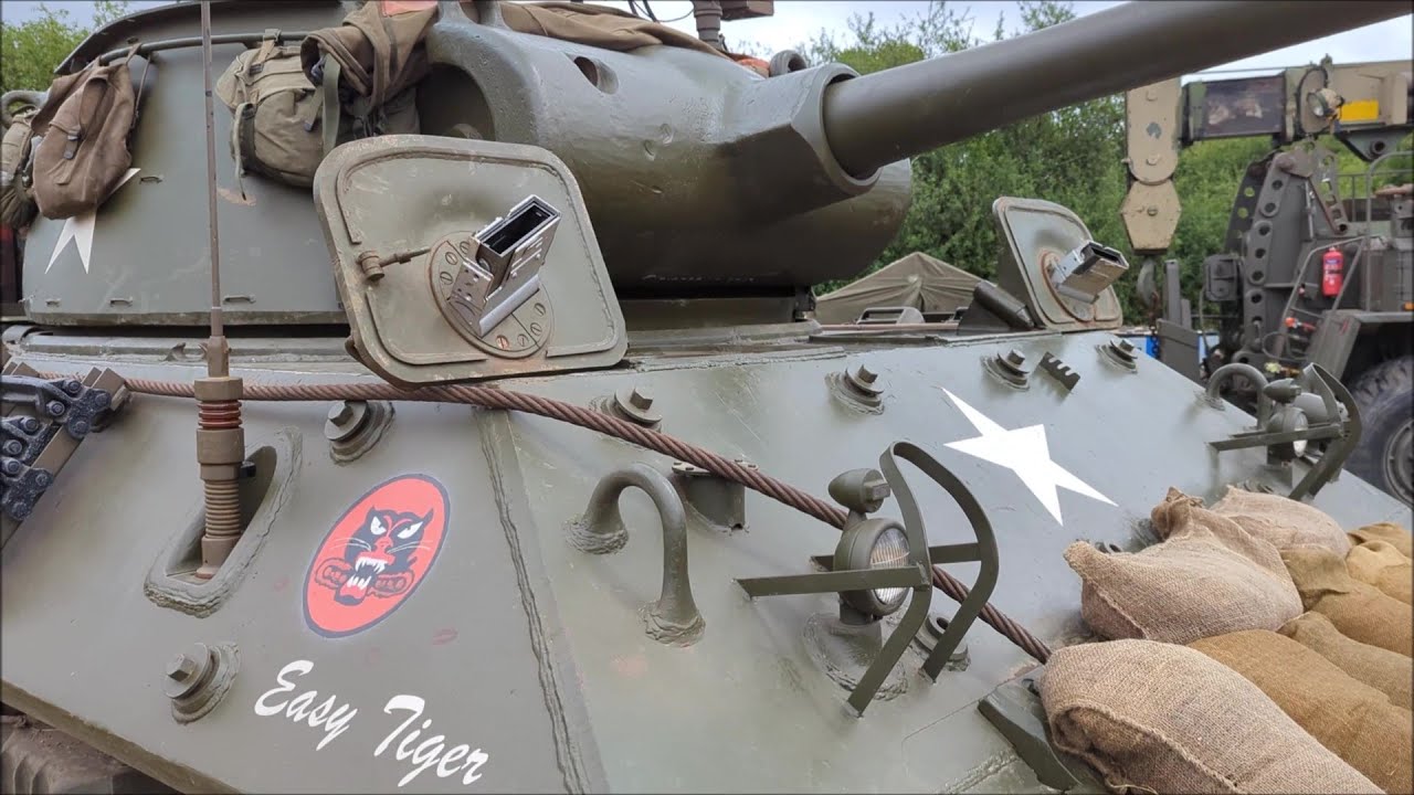 M36 Jackson Tank Destroyer 'Easy Tiger', close up at the Capel Military ...