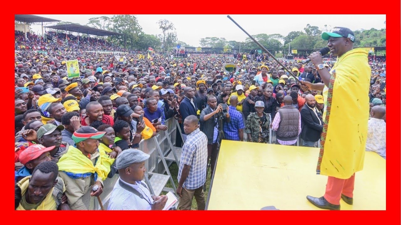 Kenya Kwanza's DP Ruto rally at Ole Ntimama Stadium, Narok County - YouTube