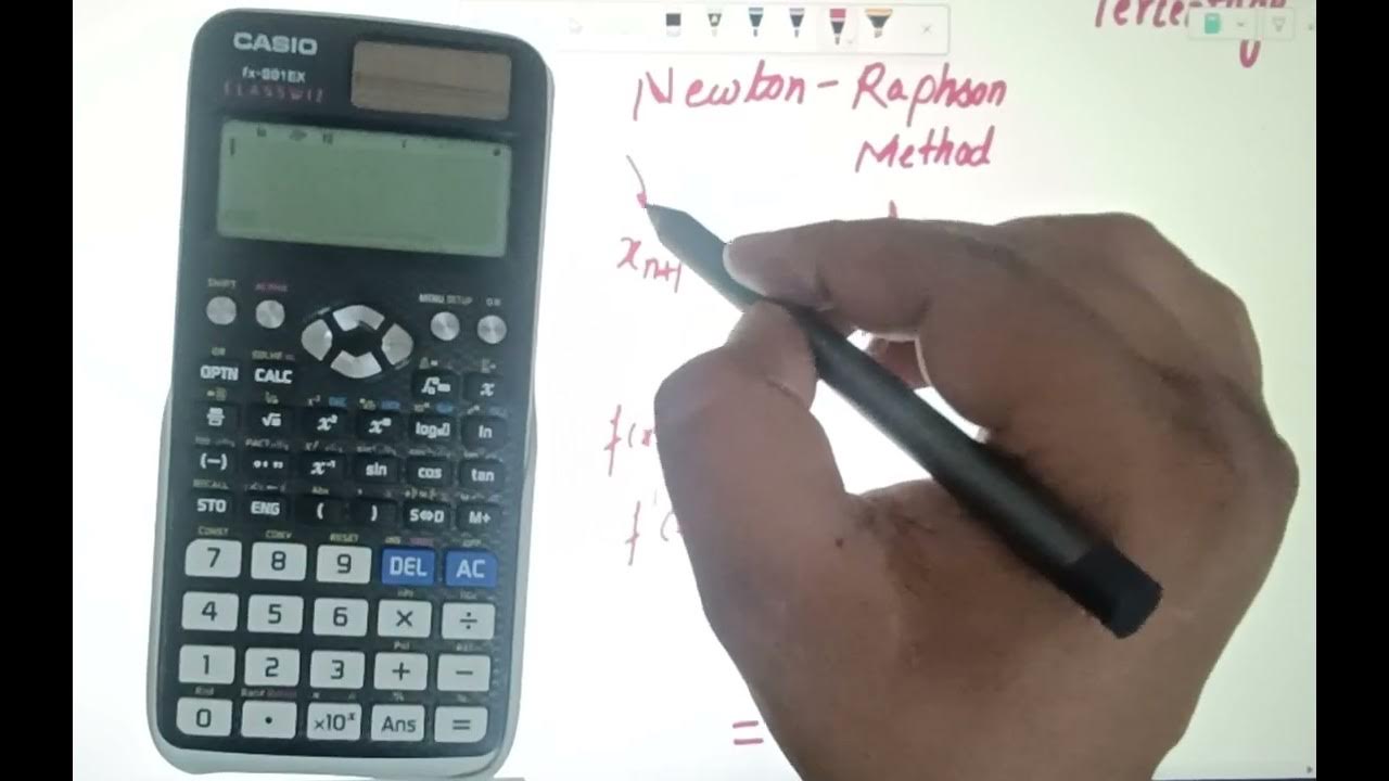 NEWTON RAPHSON METHOD || CALCULATOR TUTORIAL -3 - YouTube