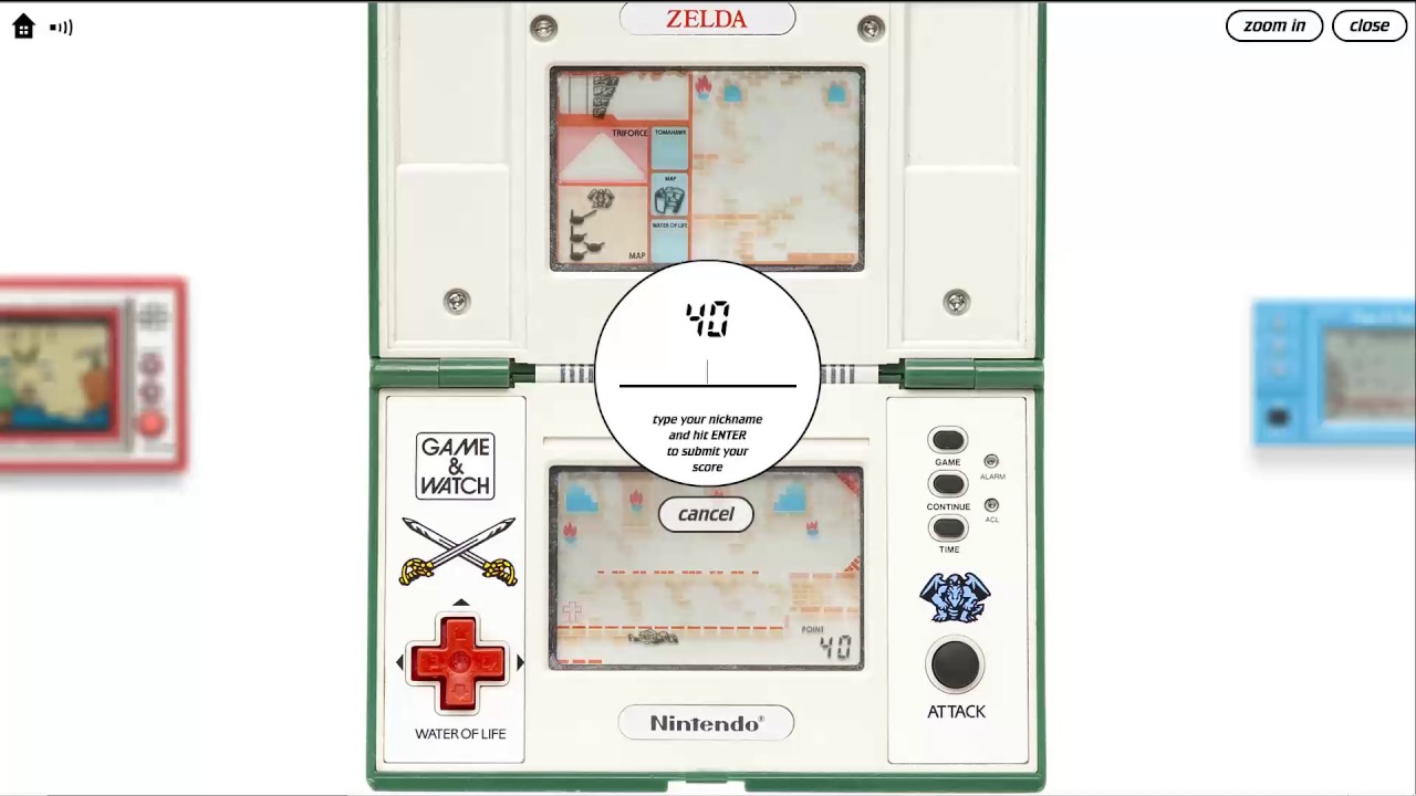 ZELDA NINTENDO GAME & WATCH LCD HANDHELD FROM http pica pic com 9 THE ...