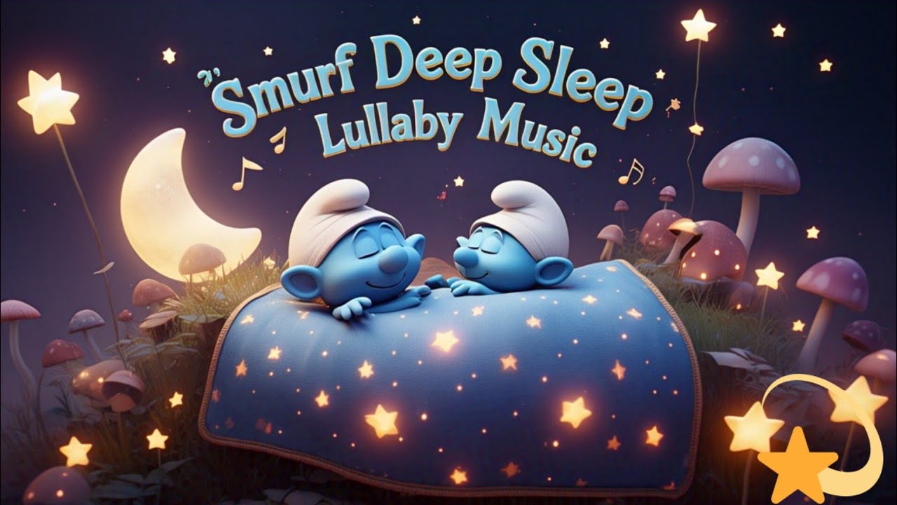 🌙 Smurf Deep Sleep Lullaby Music | Peaceful Bedtime Melody for Kids ...