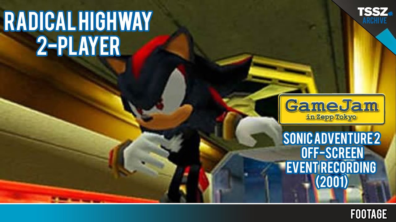 SA2 Radical Highway 2-Player Race @ SEGA GameJam 2001 (Off-Screen ...