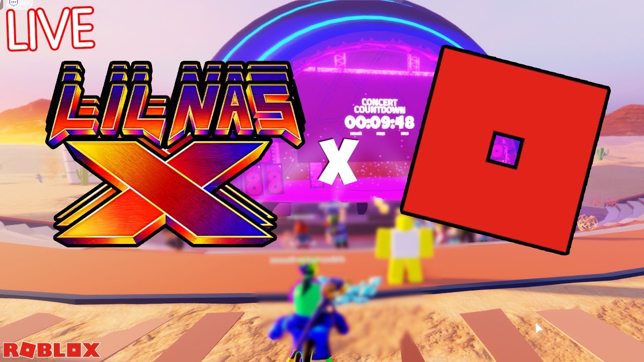 LIL NAS X ROBLOX CONCERT EXPERIENCE LIVESTREAM!! (Roblox & Lil Nas X ...
