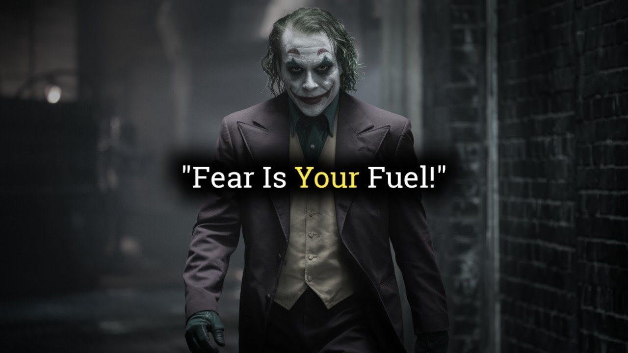 Turn Fear Into Fuel and Burn Their Expectations - Joker Speech - YouTube