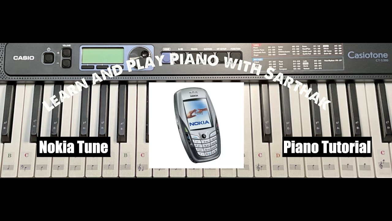 The Nokia Tune ~ Easy Piano Tutorial ~ Nostalgic Tune ~ - YouTube