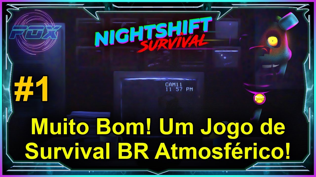 #1 Muito Bom! Um Jogo de Survival BR Atmosférico! - Nightshift Survival - YouTube